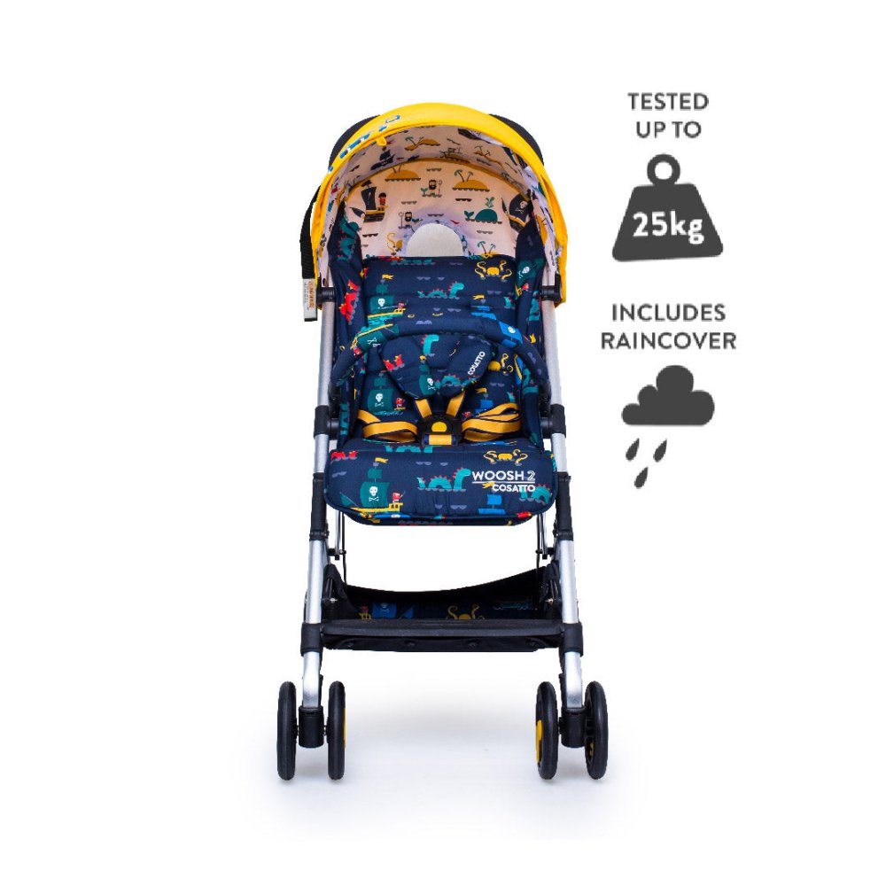 Woosh 2 Stroller with Bumper Bar - Sea Monsters – Cosatto AU
