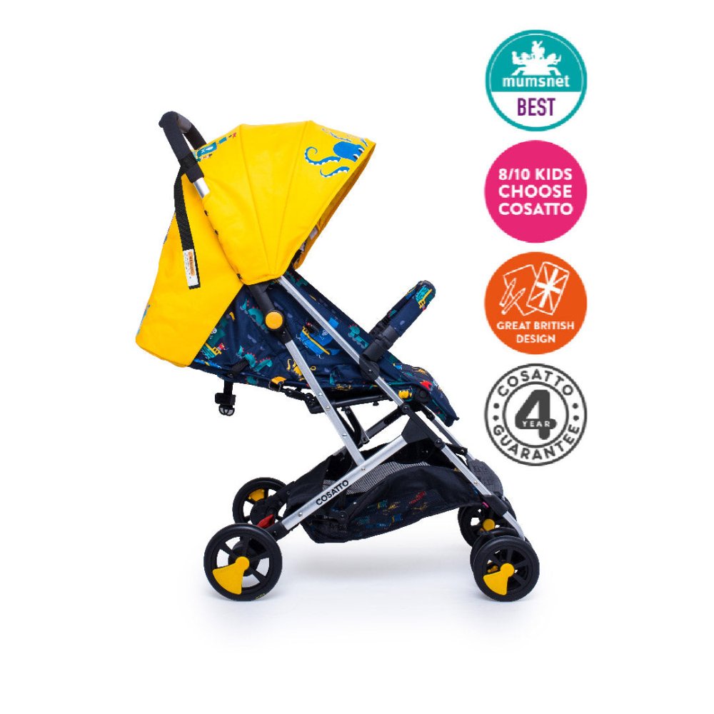 Woosh 2 Stroller with Bumper Bar - Sea Monsters – Cosatto AU